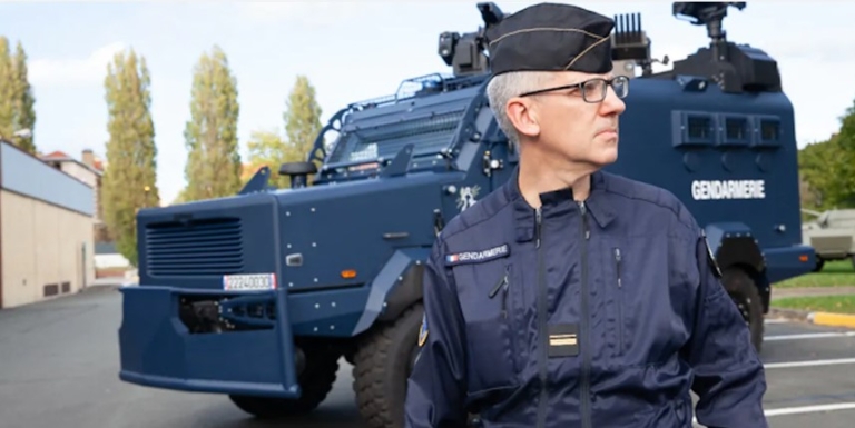 The Centaure, the Gendarmerie’s new armoured vehicle, goes from ...
